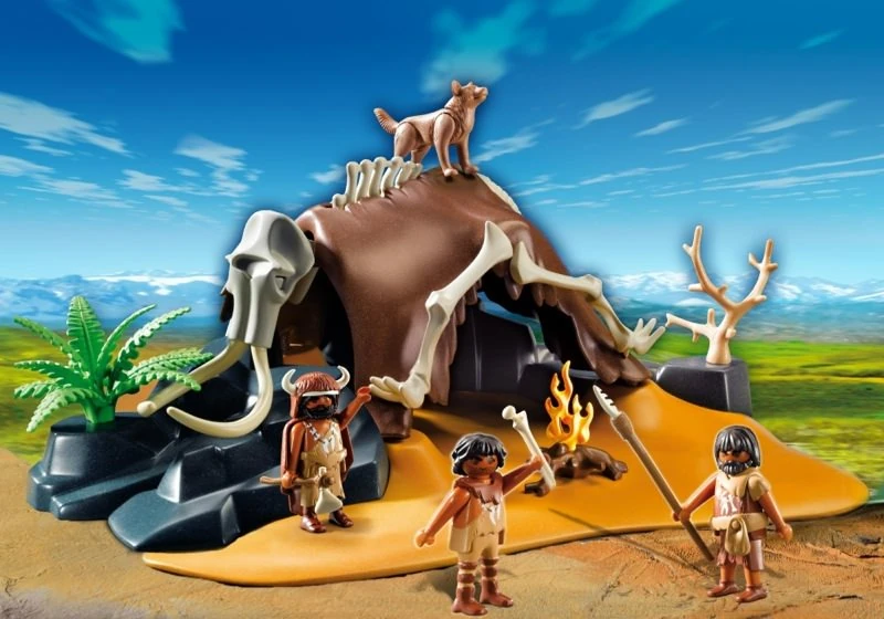 5101 Mammoth Skeleton Tent with Cavemen | Playmobil Wiki | Fandom