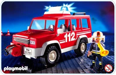 3181 Fire Leading Car | Playmobil Wiki | Fandom