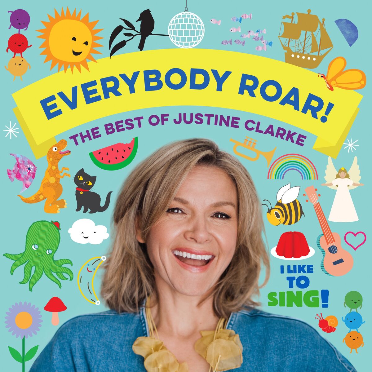 Everybody Roar! The Best of Justine Clarke | Play School Wiki | Fandom Everybody Roar! The Best of Justine Clarke | Play School Wiki | Fandom