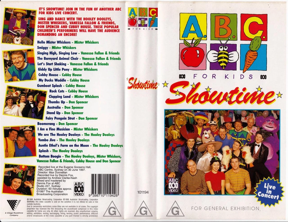 ABC For Kids: Showtime (Live in Concert) | Play School Wiki | Fandom