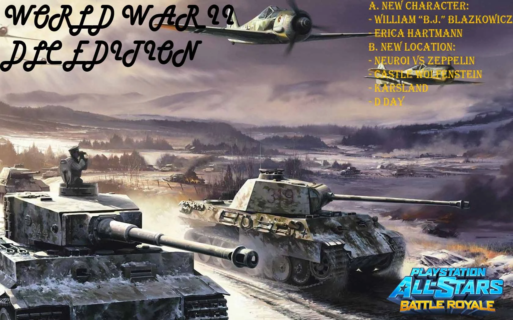 World War 2 DLC Edition | PlayStation All-Stars FanFiction Royale Wiki ...