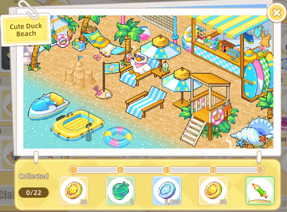 Cute Duck Beach | Playville Wiki | Fandom