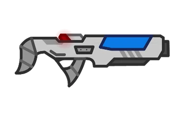how to draw a laser gun step by step