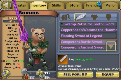 Conqueror's Battle Sword | Pocket Legends Wiki | Fandom