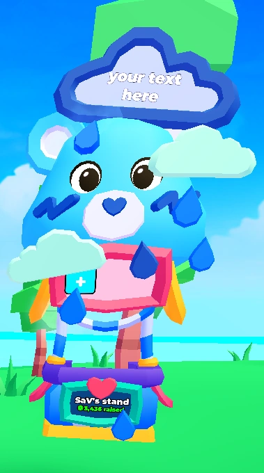 Grumpy Bear Booth | PLS DONATE Wiki | Fandom