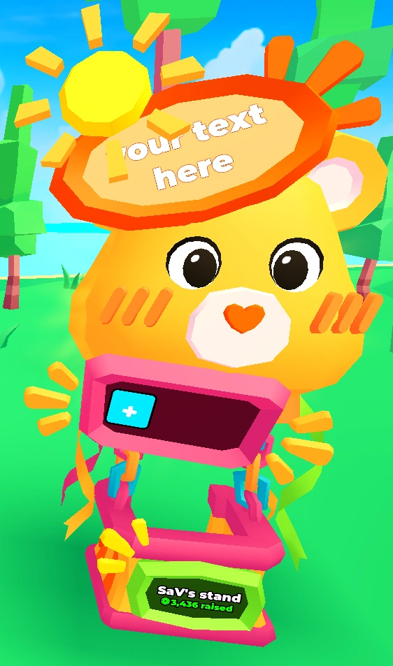 Funshine Bear Booth | PLS DONATE Wiki | Fandom