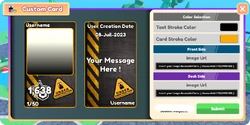 Custom Card Creator | Pls Buy Me Wiki | Fandom
