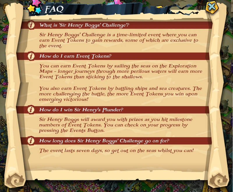 Sir Henry Boggs Challenge - Plunder Pirates Wiki