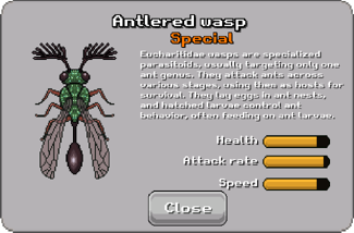 Antlered Wasp | PocketAnts Wiki | Fandom