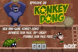 Ep 36: Konkey Dong | Pocket God Wiki | Fandom