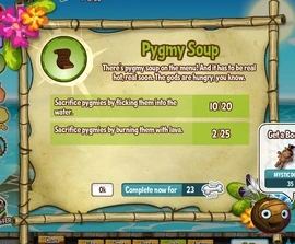 Pygmy Soup | Pocket God Wiki | Fandom