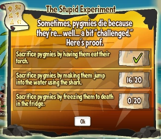 The Stupid Experiment | Pocket God Wiki | Fandom