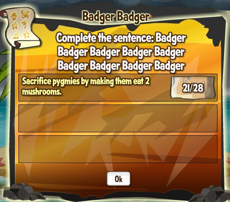 Badger Badger | Pocket God Wiki | Fandom