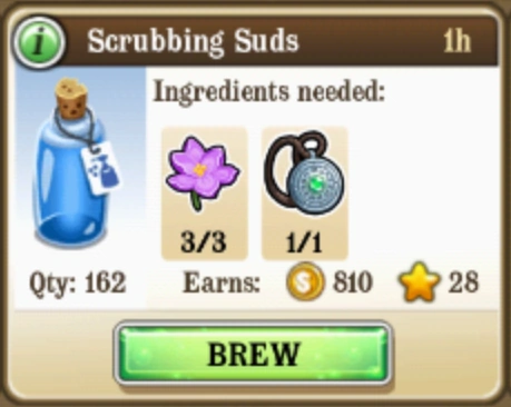 Scrubbing Suds | Pocket potions Wiki | Fandom
