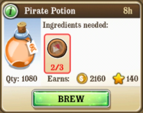 Pirate Potion | Pocket potions Wiki | Fandom