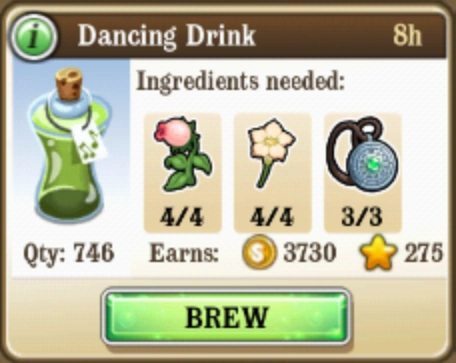 Dancing Drink | Pocket potions Wiki | Fandom