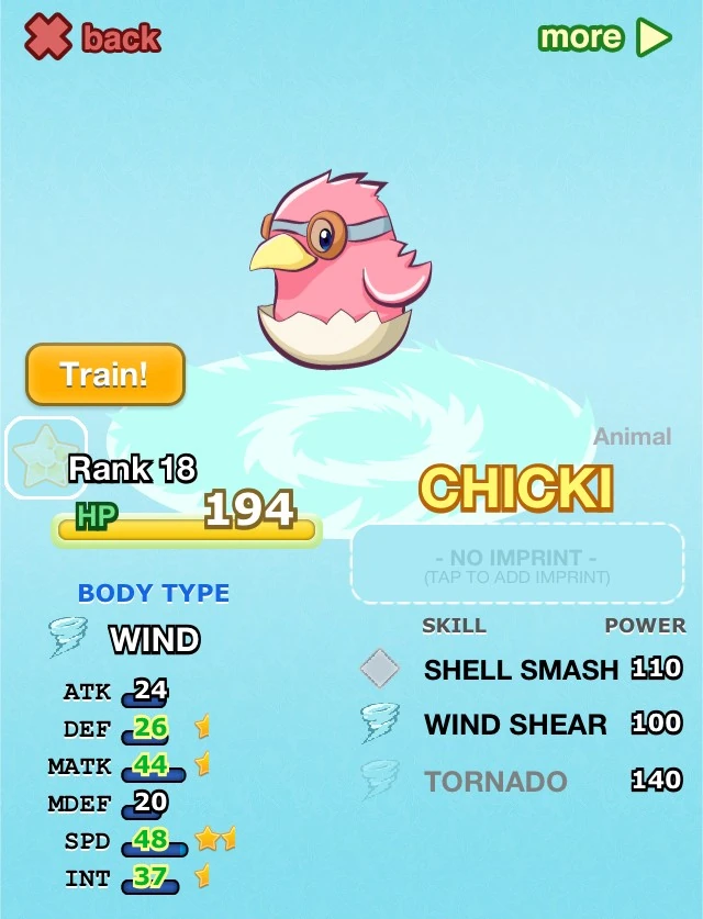 CHICKI | Pocket Summoner Wiki | Fandom