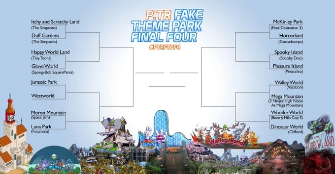 The Fake Theme Park Final Four | Podcast: The Ride Wiki | Fandom