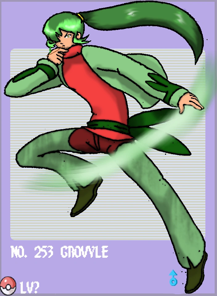 Grovyle | Pokehumans Wiki | Fandom
