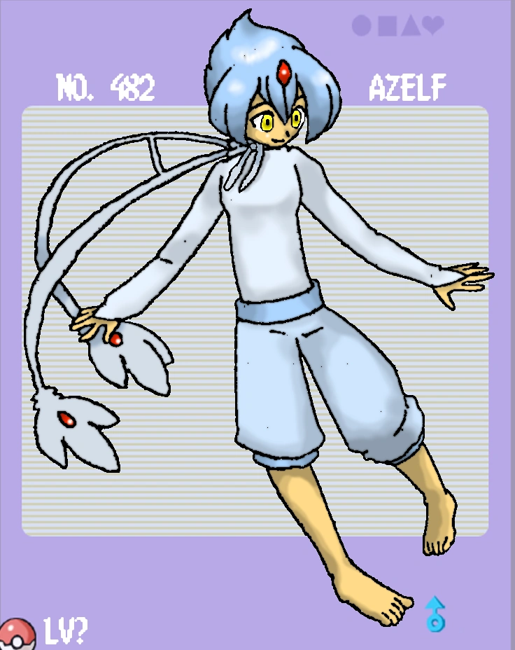 Azelf | Pokehumans Wiki | Fandom