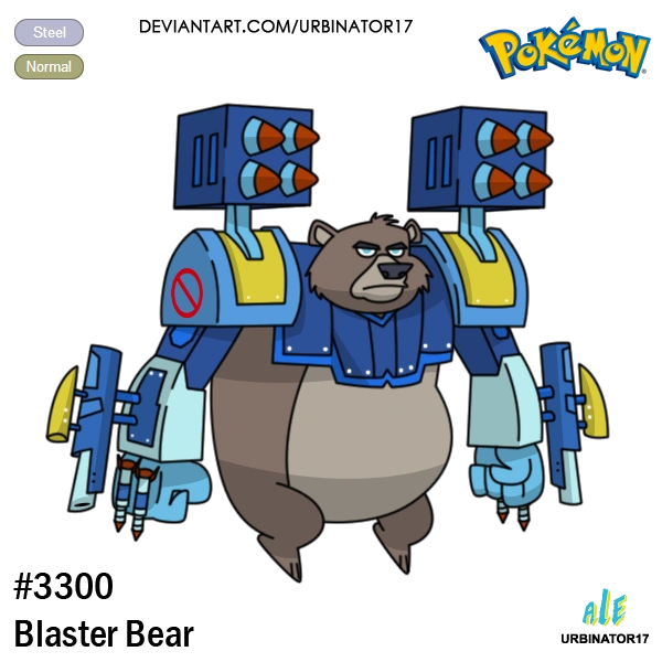 Blasterbear | Pokémon Azurite Wiki | Fandom