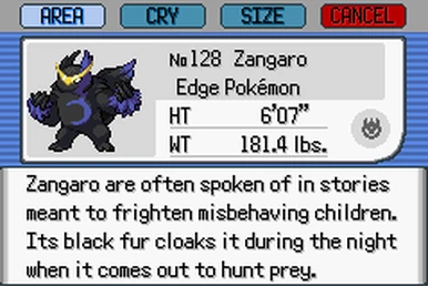 zangoose emerald sprite