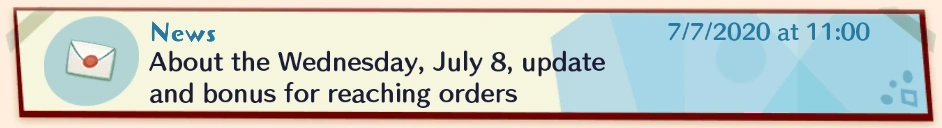 News - About the Wednesday, July 8, update and bonus for reaching ...