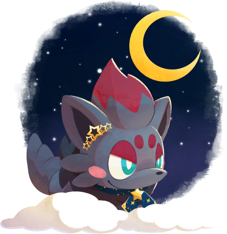 Zorua Starry Sky Pokémon Café Remix Wiki Fandom