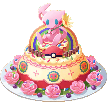 Mew Flower Cake | Pokémon Café ReMix Wiki | Fandom