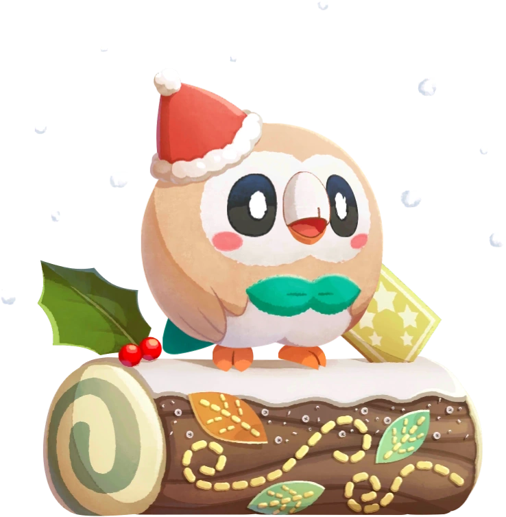 Rowlet Chocolate log | Pokémon Café ReMix Wiki | Fandom