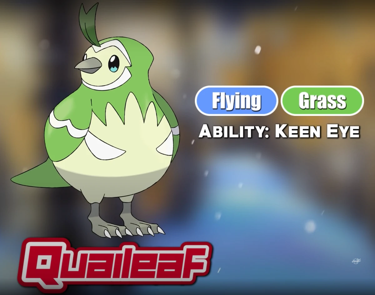 Quaileaf | Pokemon Cardinal Wiki | Fandom