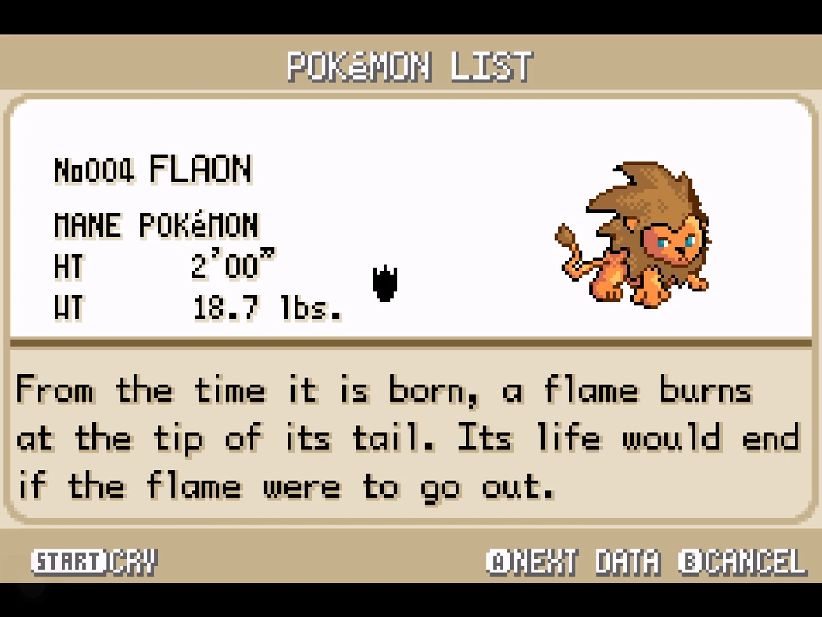 Flaon (Pokémon) | Pokémon Chaos Black Wiki | Fandom