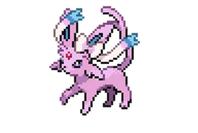 Glanzende Espeon Sprite