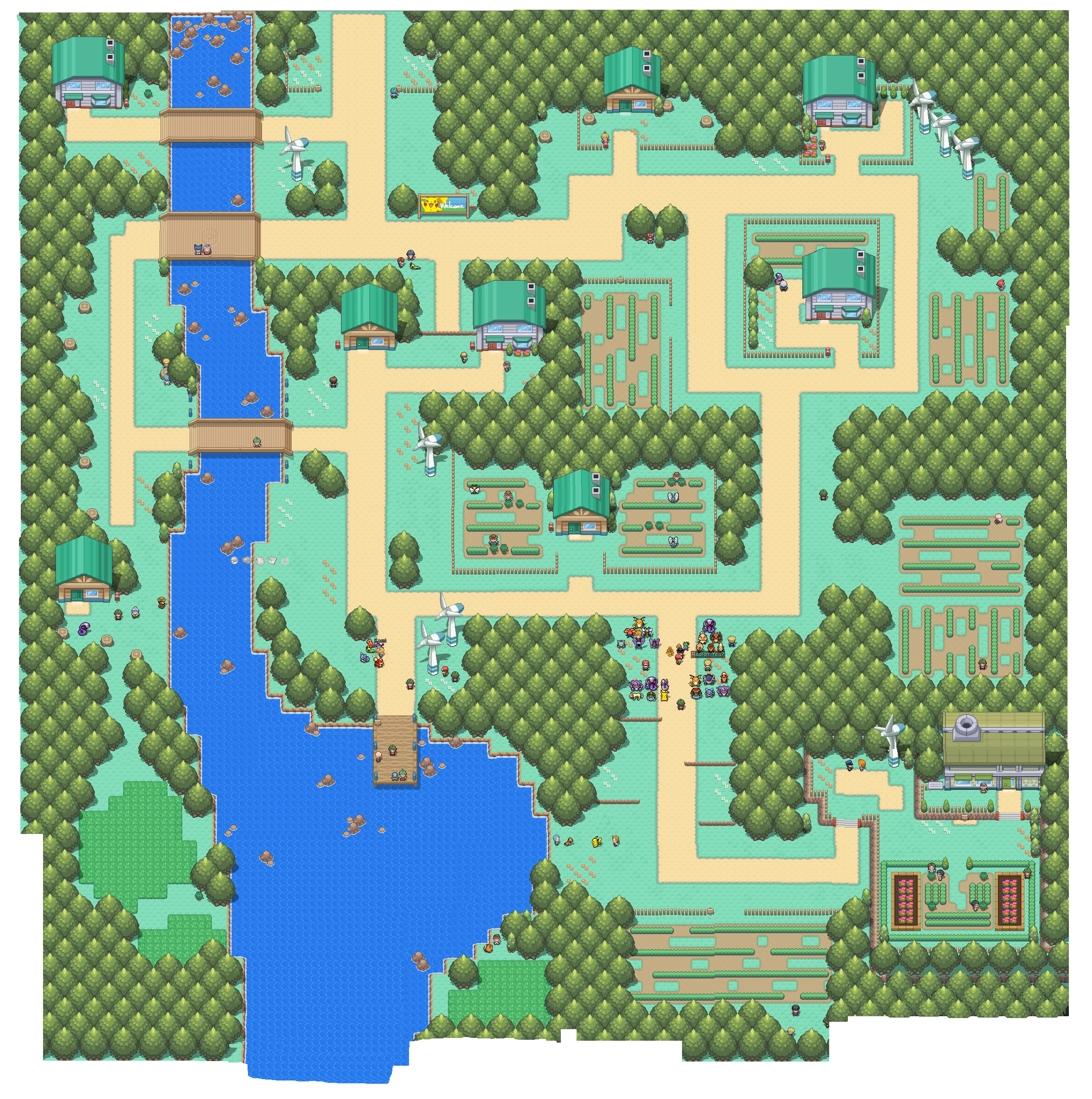 Alpha Town Map | Pokemon Eternity Wiki | Fandom