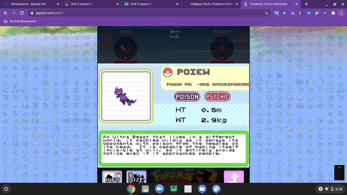 Poiew | Pokemon fushion 2 the next generation Wiki | Fandom