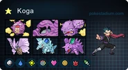 Koga | Pokemon Gaming Wiki | Fandom