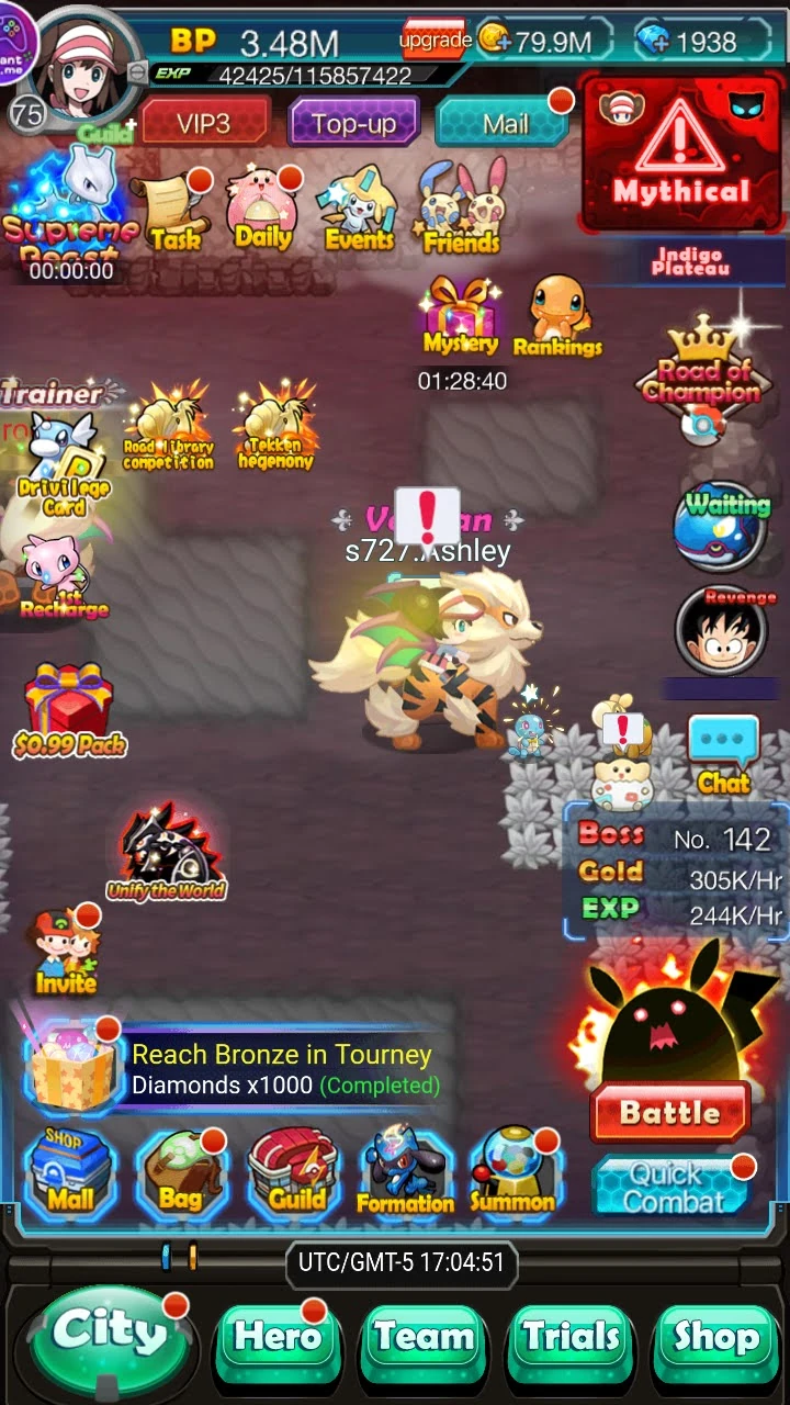 Main UI | Pokemon Idle Wiki | Fandom