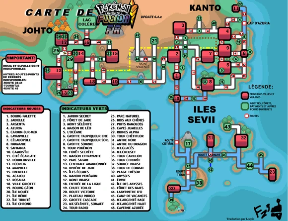 Cartes | Wiki Pokémon Infinite Fusion Francais | Fandom