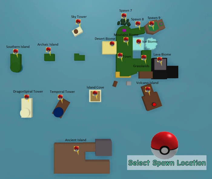 The Map Spawns | Pokemon Legends 2 Wiki | Fandom