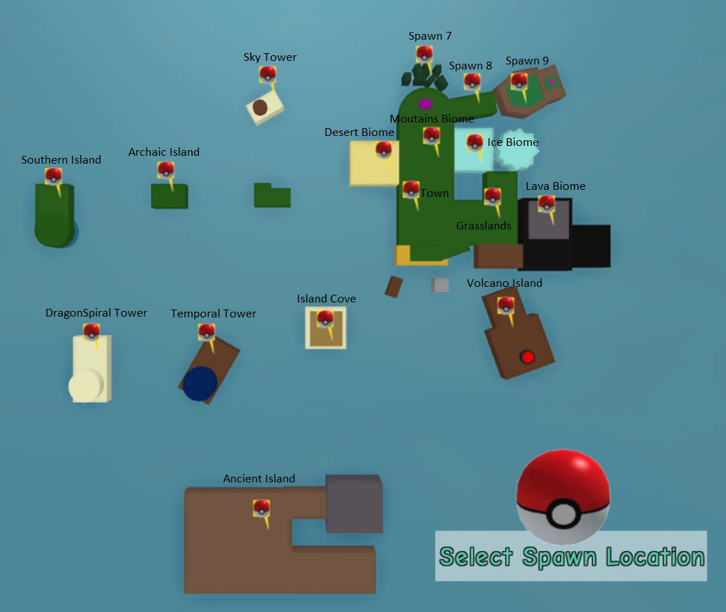 The Map Spawns | Pokemon Legends 2 Wiki | Fandom