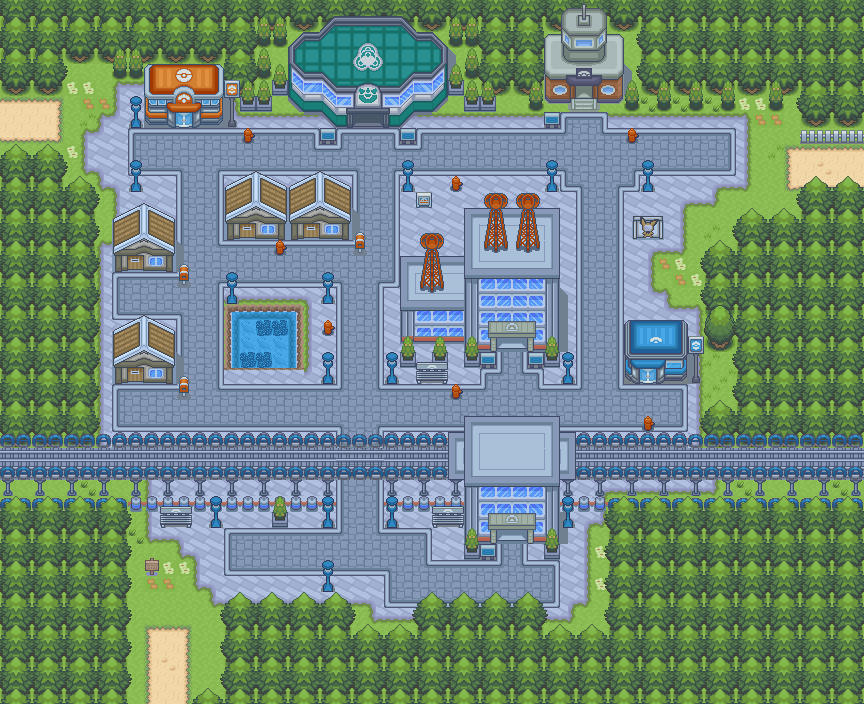 Pokemon Platinum Tilesets