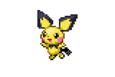 Pikachu Thundershock Sprite