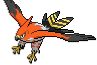Shiny Talonflame Sprite
