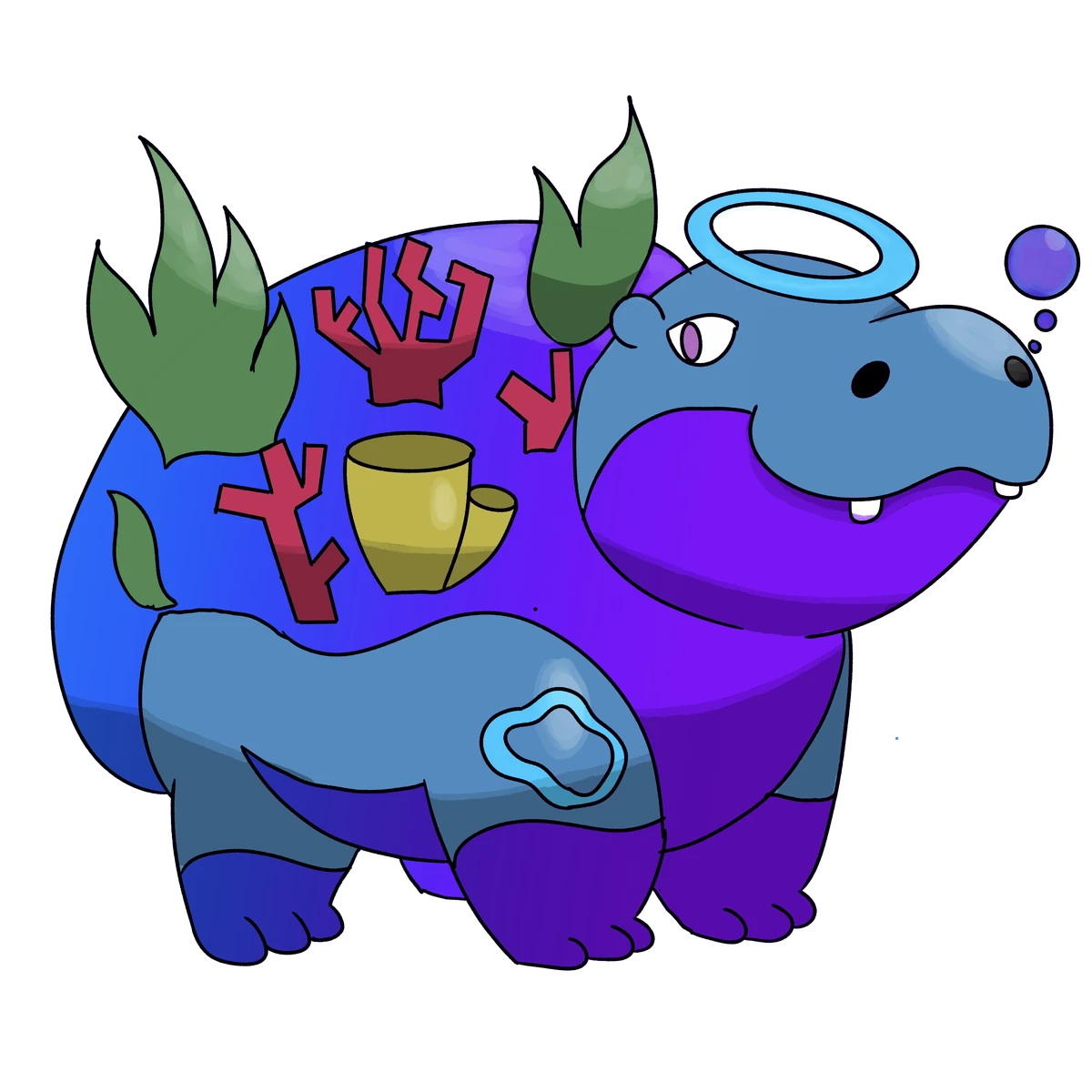 Hippoccult | Pokémon Neo Wiki | Fandom