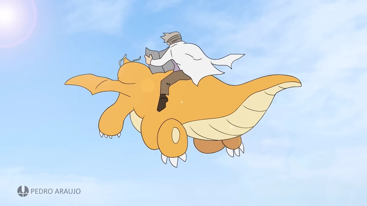 Professor Oak's Dragonite | Pokémon Pedro Animation Wiki | Fandom