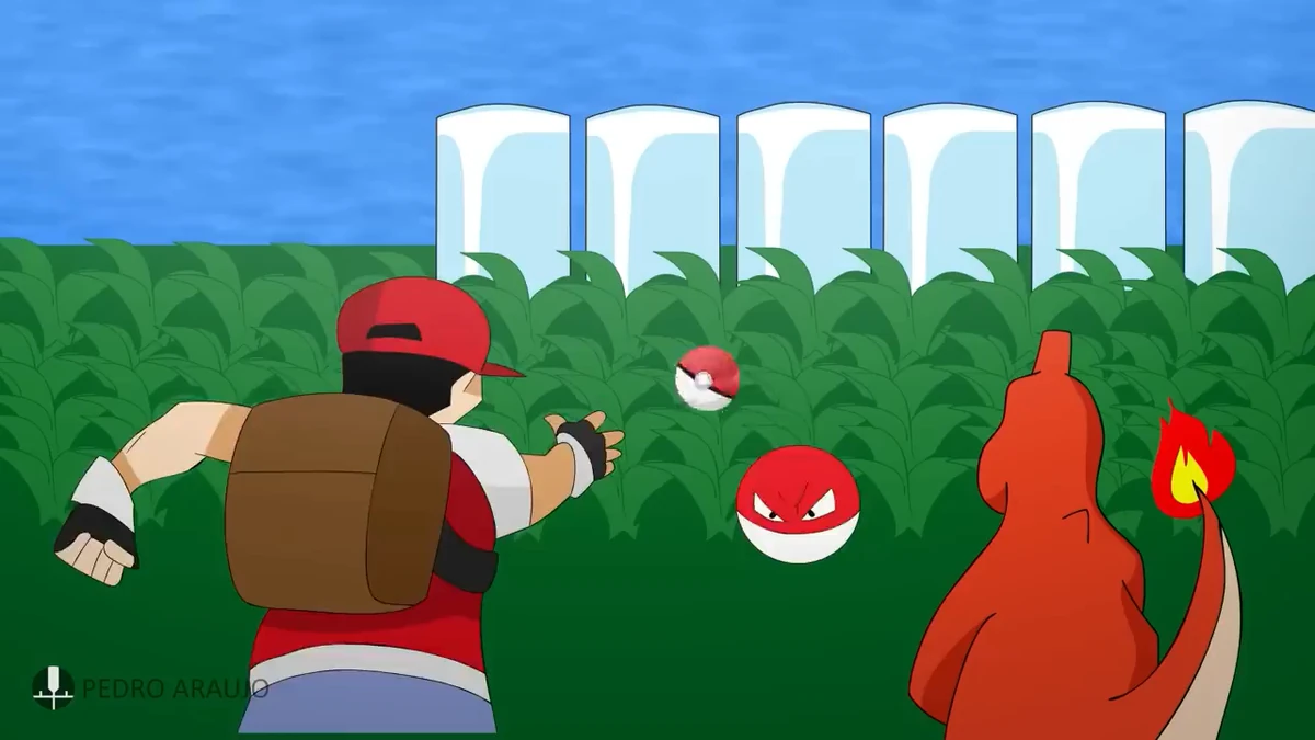 Red's Voltorb (1) | Pokémon Pedro Animation Wiki | Fandom