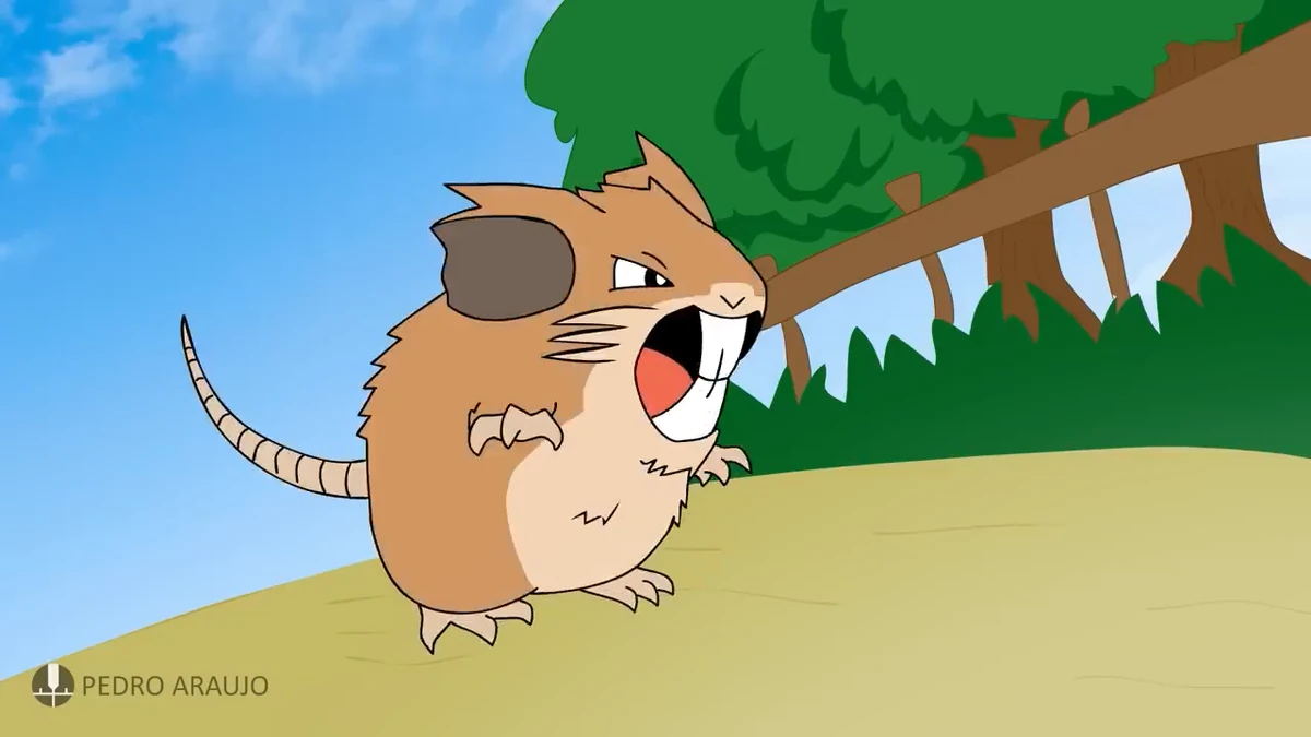 Blue's Raticate | Pokémon Pedro Animation Wiki | Fandom