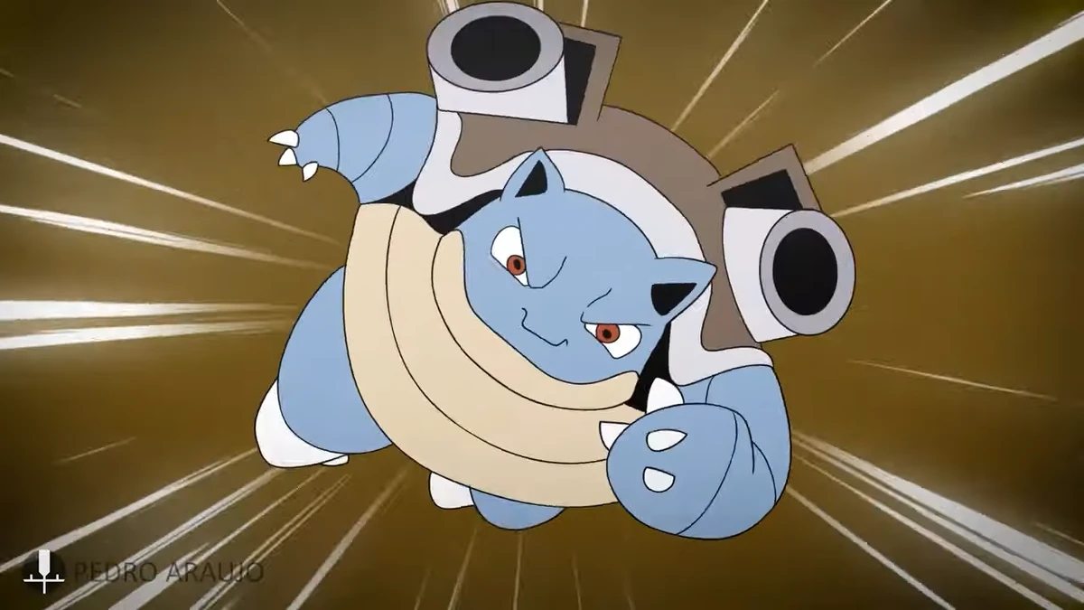 Red's Blastoise | Pokémon Pedro Animation Wiki | Fandom