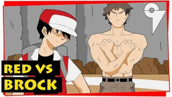 BROCK vs RED | Pokémon Pedro Animation Wiki | Fandom