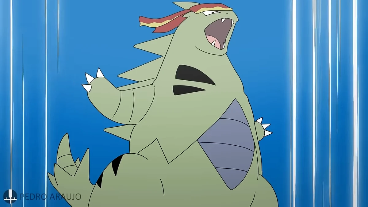 Gold's Tyranitar | Pokémon Pedro Animation Wiki | Fandom